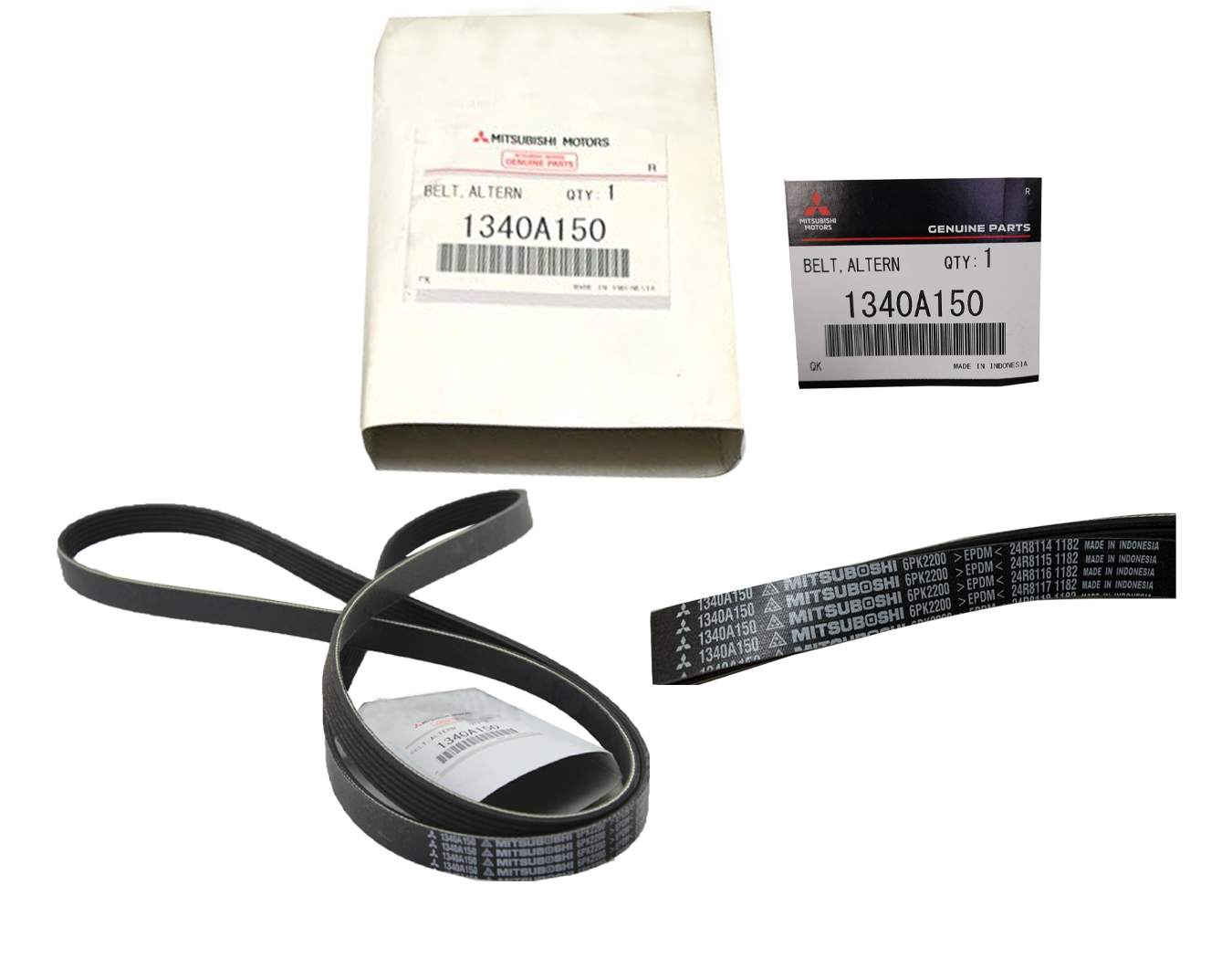 تسمه دینام میتسوبیشی پارت نامبر MITSUBISHI 1340A150 جنیون اصلی | مای ...